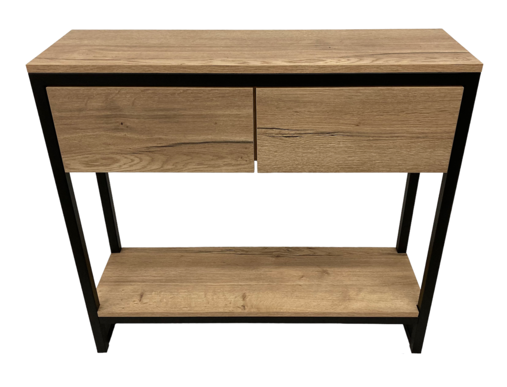 Szafka komoda LOFT industrialna Kredens Stalowa Dąb HALIFAX - Stoły do ...